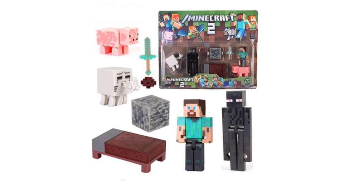 Minecraft játék jellegű figurák 02 | Pepita.hu