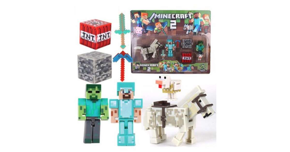 Minecraft játék jellegű figurák 03 | Pepita.hu