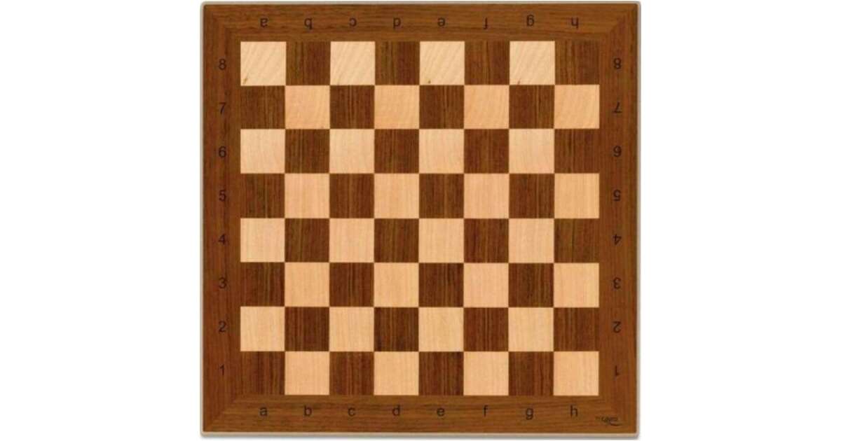 Cayro fából készült sakk és dáma tábla - 40x40cm | Pepita.hu