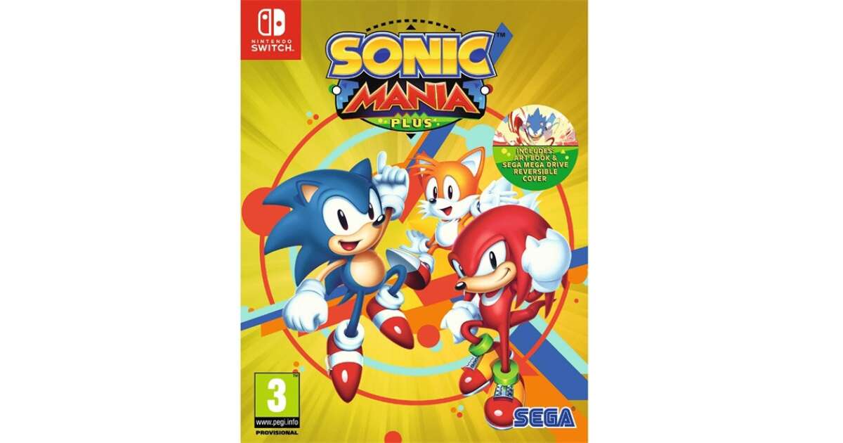 Sonic Mania Plus Nintendo Switch játékszoftver | Pepita.hu