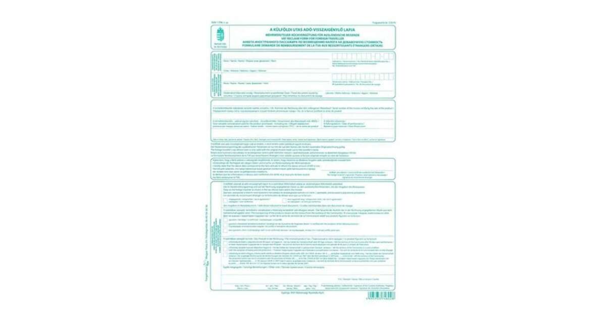 Formularul de declara?ie fiscală pentru călătorii străini | Pepita.com