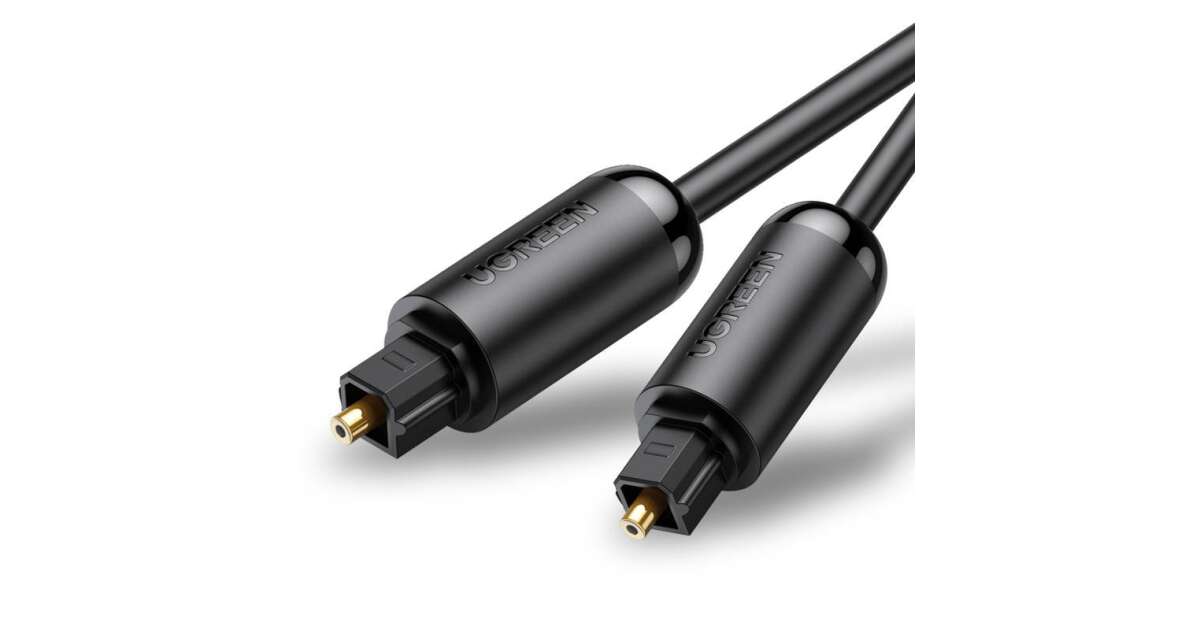 UGREEN AV122 Toslink audio optical cable, braided aluminium, 1 m (black ...