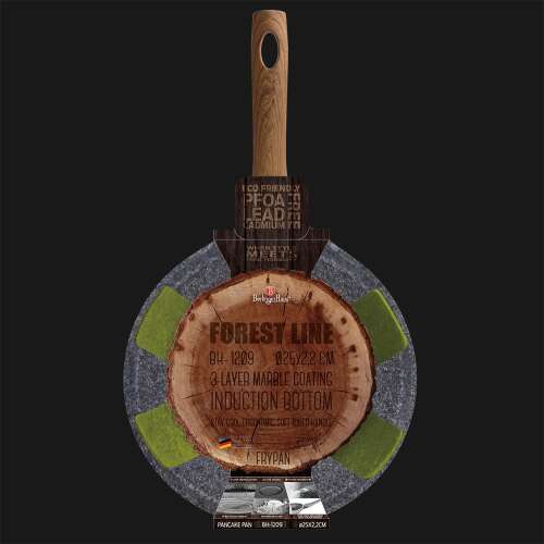 BerlingerHaus palacsintasütő, 25 cm átmérő, alumínium anyag, gránit-márvány réteg, ergonomikus ...