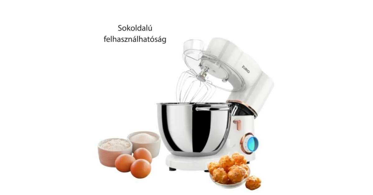 ZURIO multifunkciós robotgép 1500W teljesítménnyel, 8 literes ...