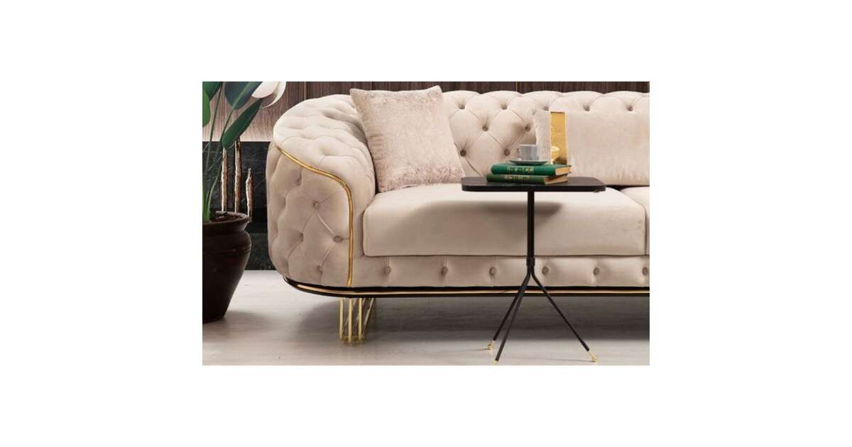Chicago Gold chesterfield fotel Bézs | Pepita.hu