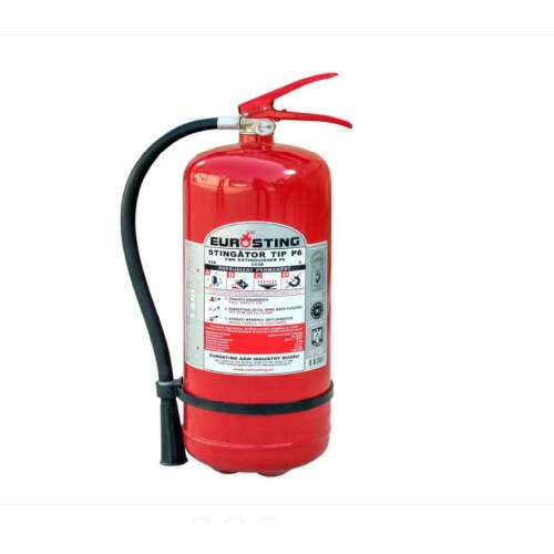 Eurosting Porral oltó tűzoltó készülék, P6, 6 kg, poroltó , tűzoltó ...