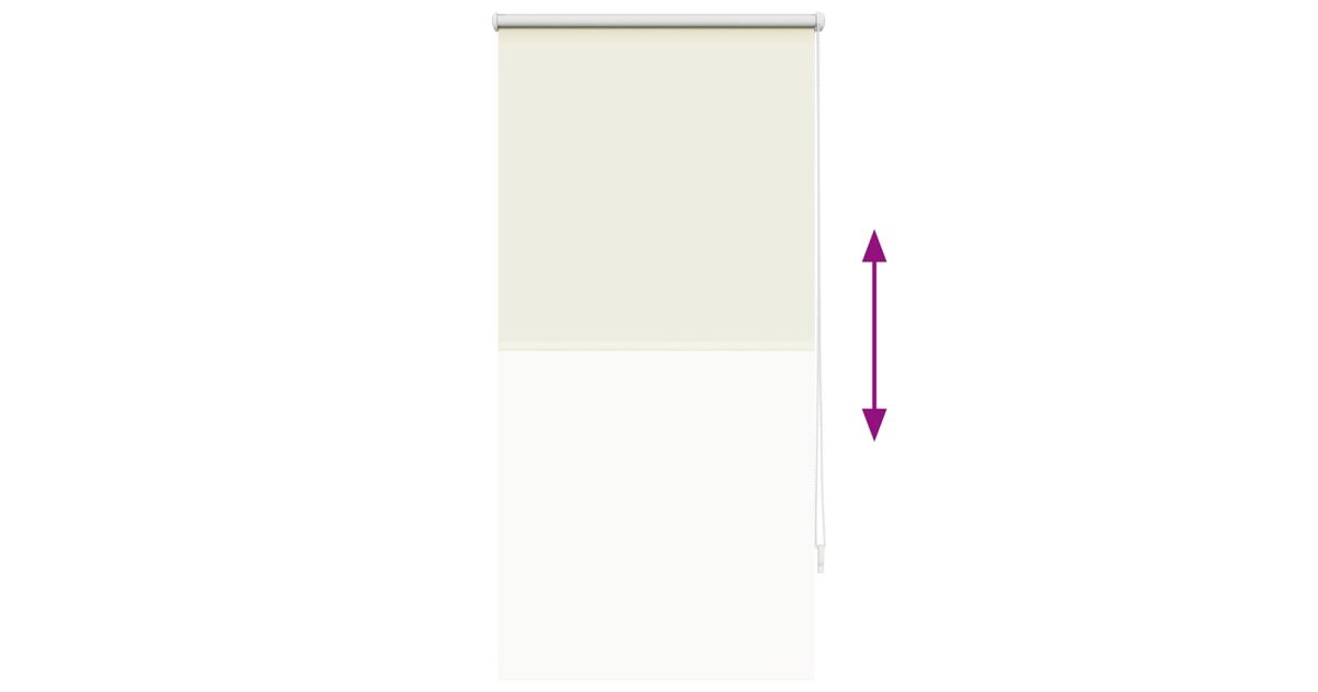 vidaXL Gördülő Sötétítő Roló 60 x 120 cm Törtfehér | Pepita.hu