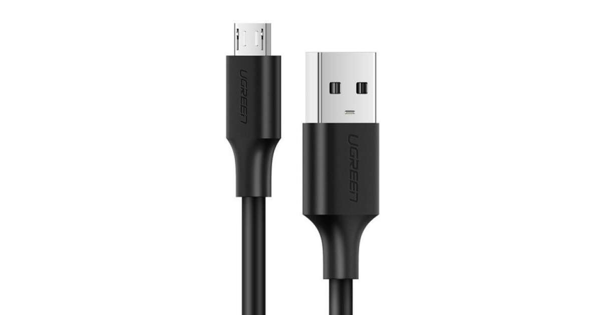 Ugreen cable USB - micro USB 2A cable 1m black (60136) | Pepita.hu