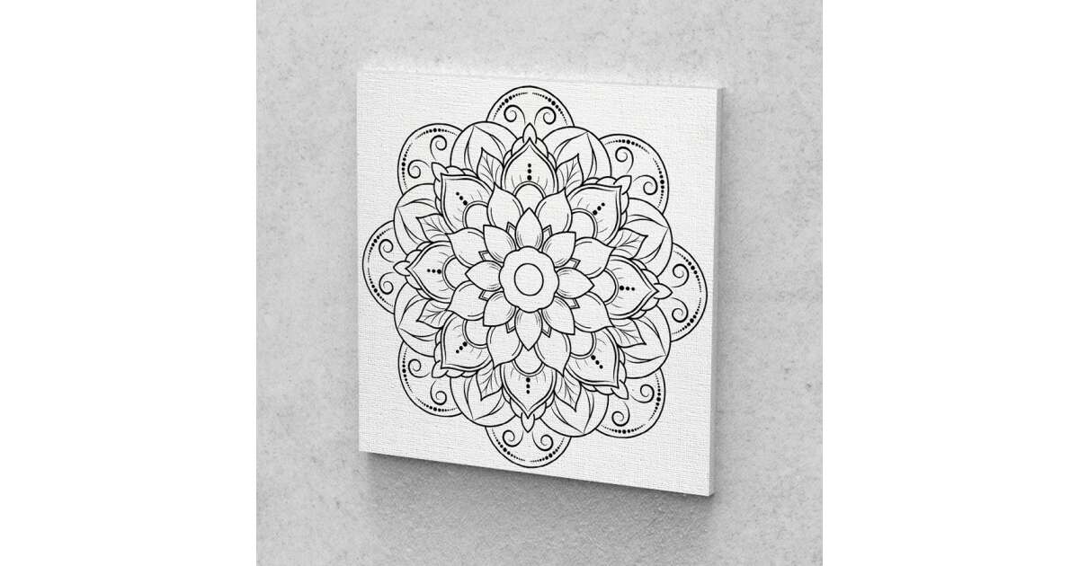 Kreatív festés maradék festékek felhasználásához mandala minta 3 ...