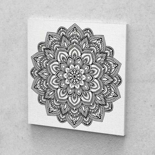 Kreatív festés maradék festékek felhasználásához mandala minta 12 ...