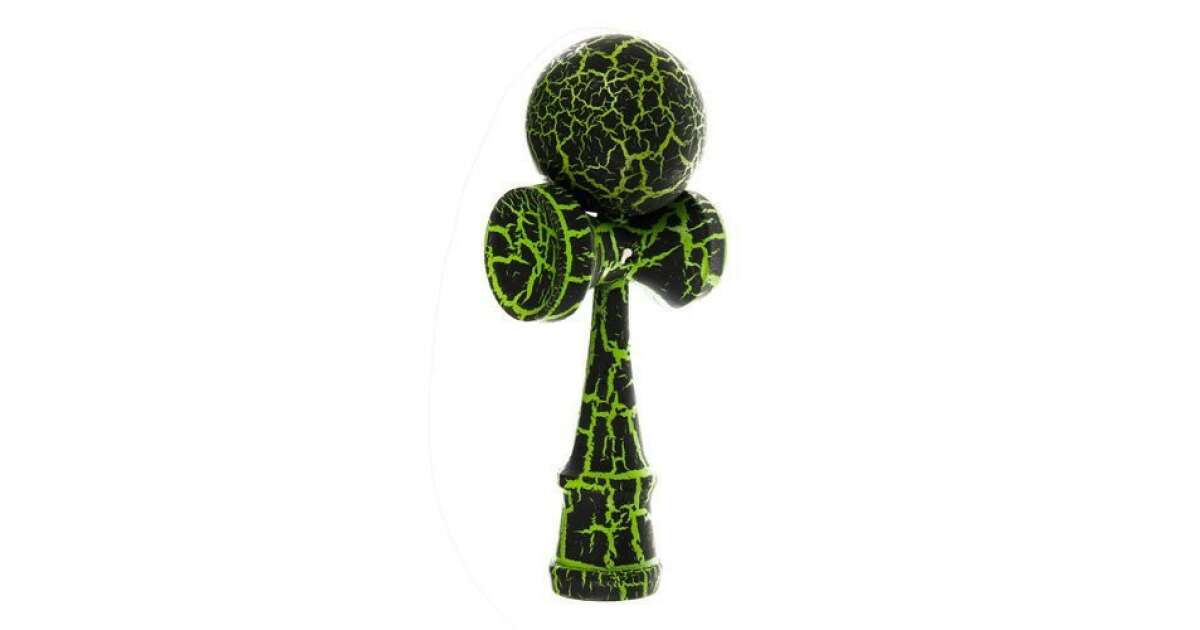 Kendama zručnosťová hra - zelená | Pepita.com