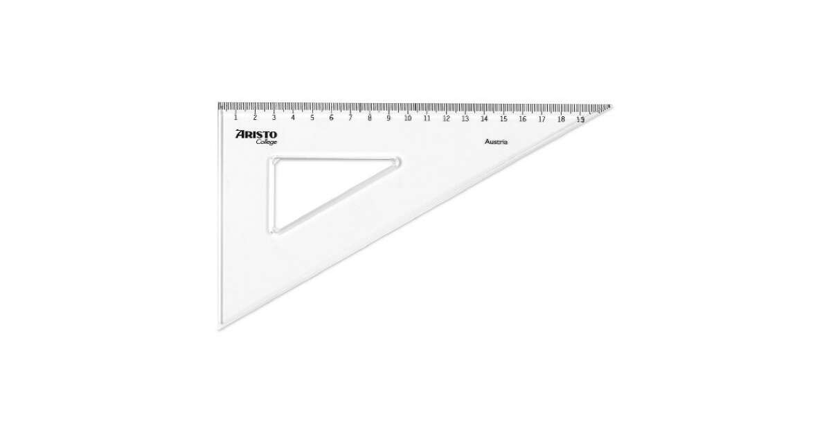 Aristo GEO College Háromszögvonalzó - 20-23 cm | Pepita.hu