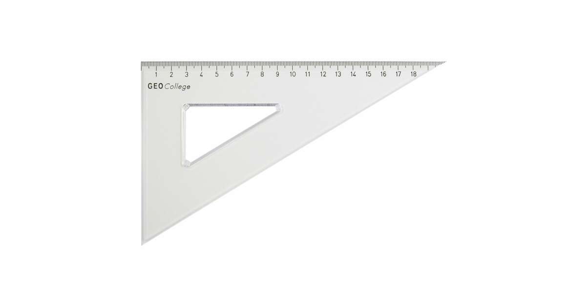 Aristo GEO College Háromszögvonalzó - 20-23 cm | Pepita.hu