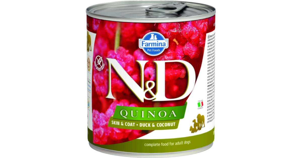 N&D Dog Quinoa conservă rață și nucă de cocos 285g | Pepita.com