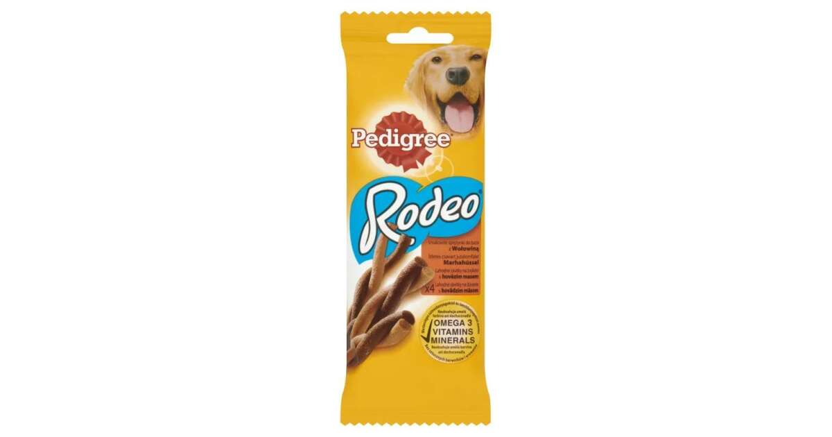 PEDIGREE Rodeo z wołowiną - przysmak dla psa - 70 g | Pepita.com