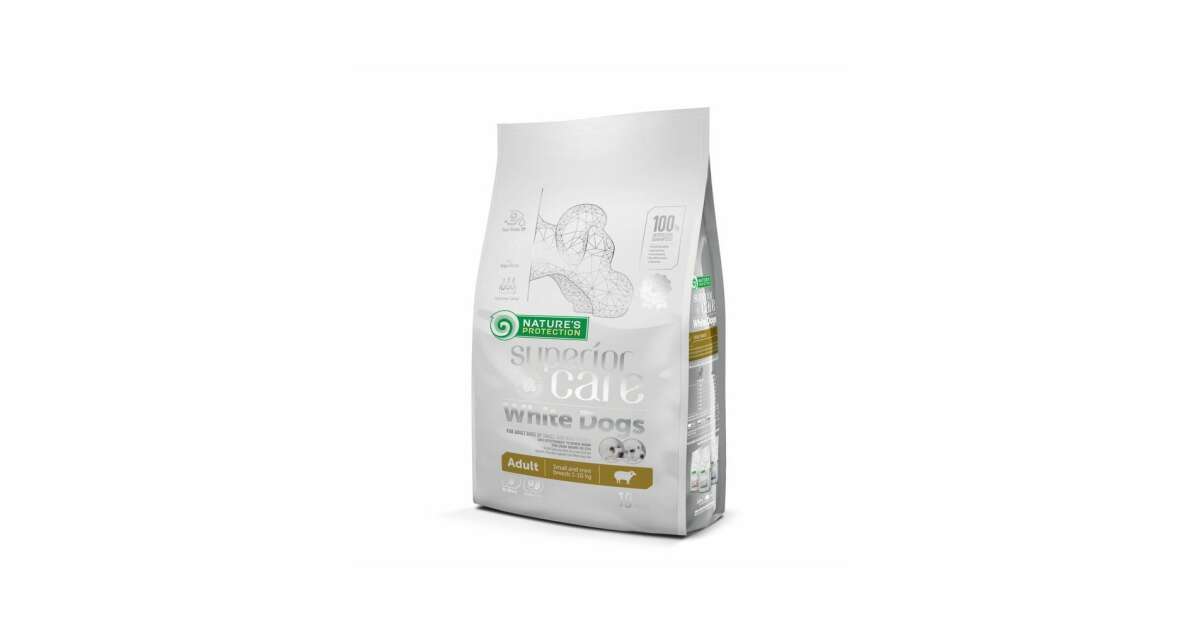 Natures Protection Câine Adult SC Miel Alb Mic & mini 10kg | Pepita.com