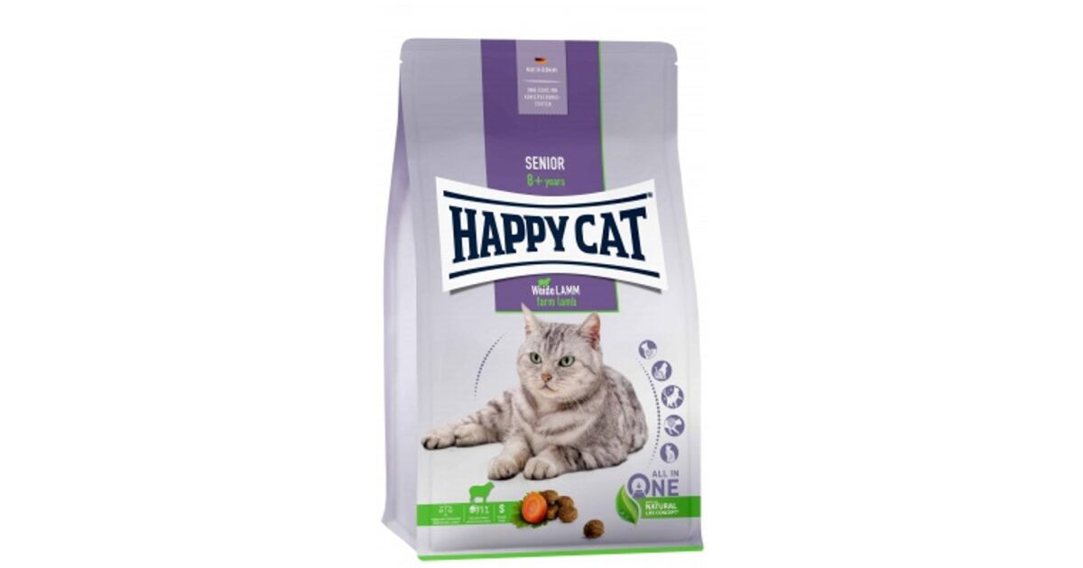 Happy Cat Senior Weide Lamm - Miel 1.3 kg | Pepita.com