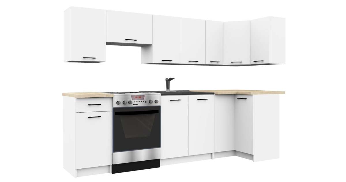 Akord OLIWIA Fali Szekrény 30x58 cm Bútor, 1 Ajtós, Fehér, Matt Felület ...