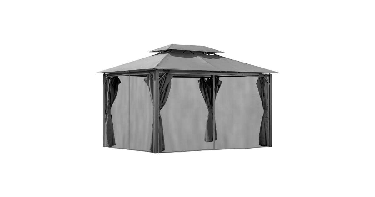 Tino 3x4 grafit kerti pavilon | Pepita.hu