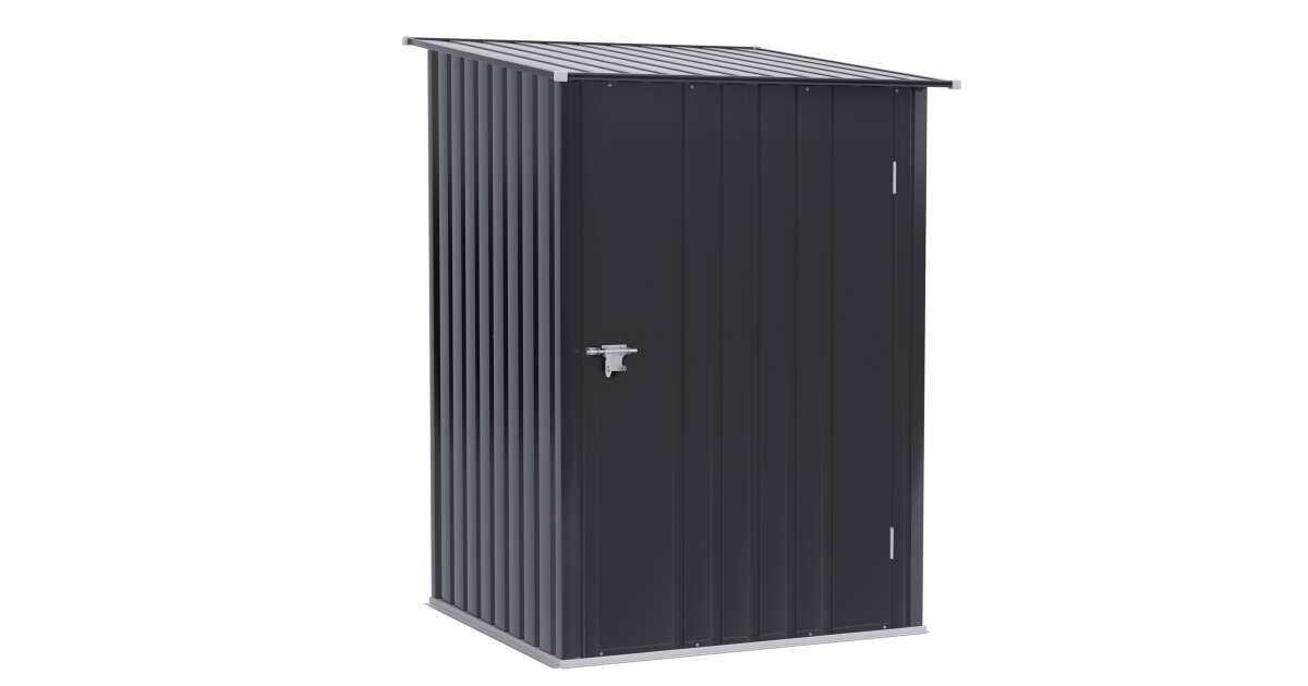 Outsunny Casuta de Gradina 0.92m² din Tabla de Otel, Magazie pentru ...