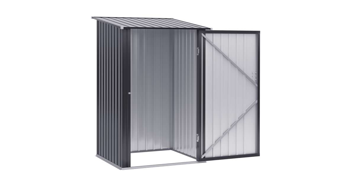 Outsunny Casuta de Gradina 0.92m² din Tabla de Otel, Magazie pentru ...