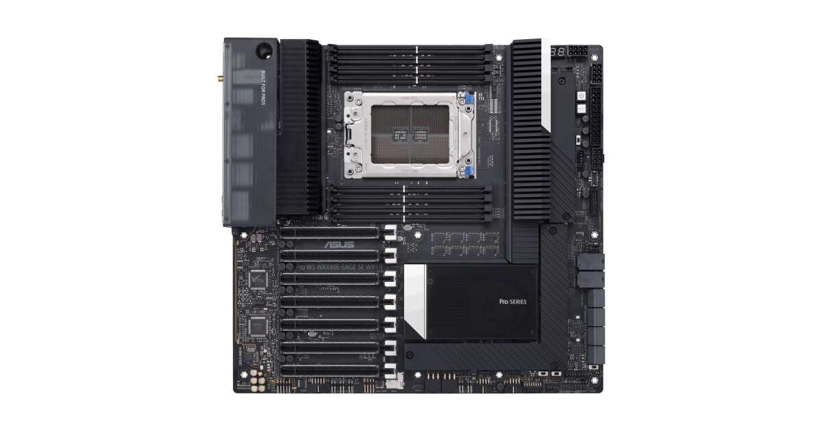 ASUS Pro WS WRX80E-SAGE SE WIFI II - motherboard - extended ATX / SSI ...