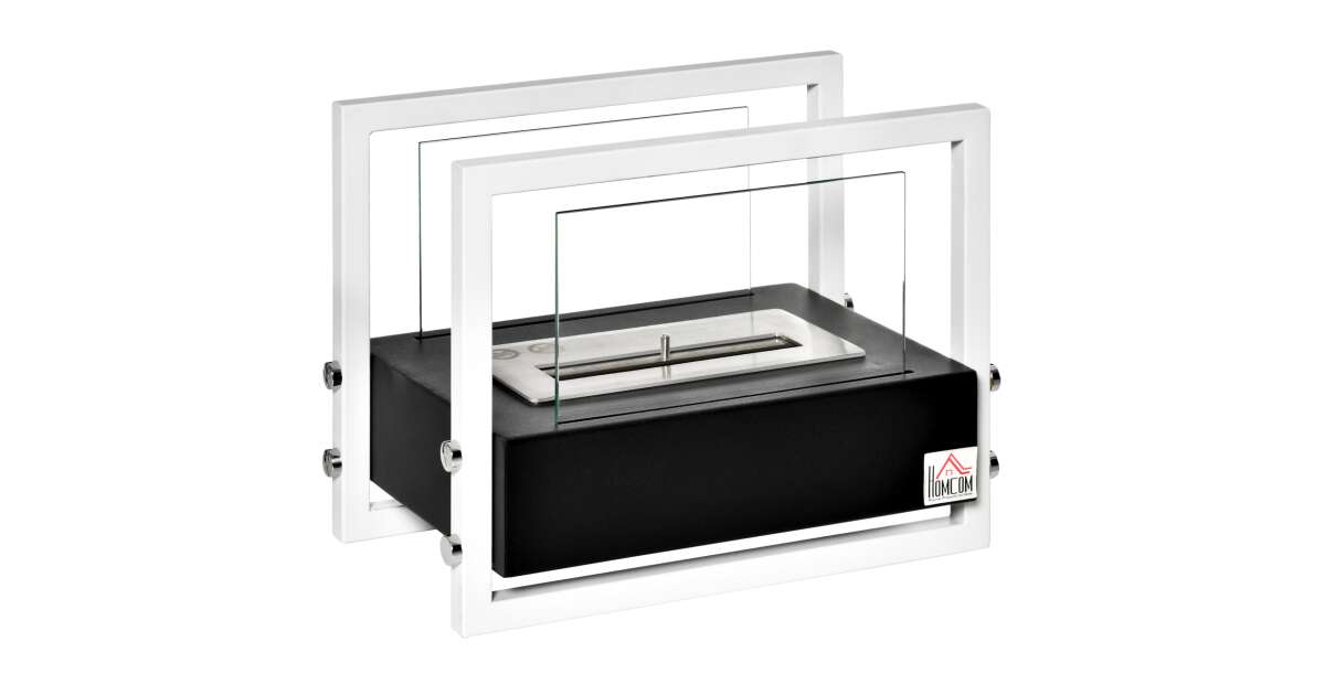 HOMCOM Semineu cu bioetanol, portabil, semineu bio de masa | Pepita.com