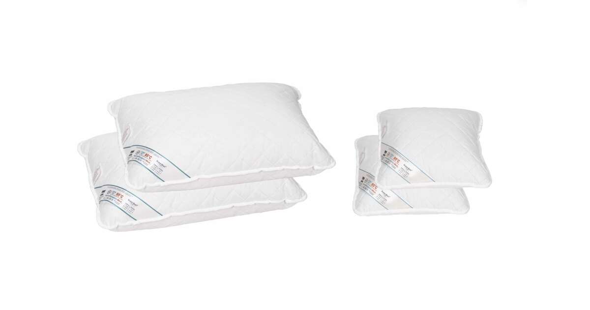 Set 2 perne 50x70 cm si 2 perne 40x40 cm HypoallergenicMed Somnart ...