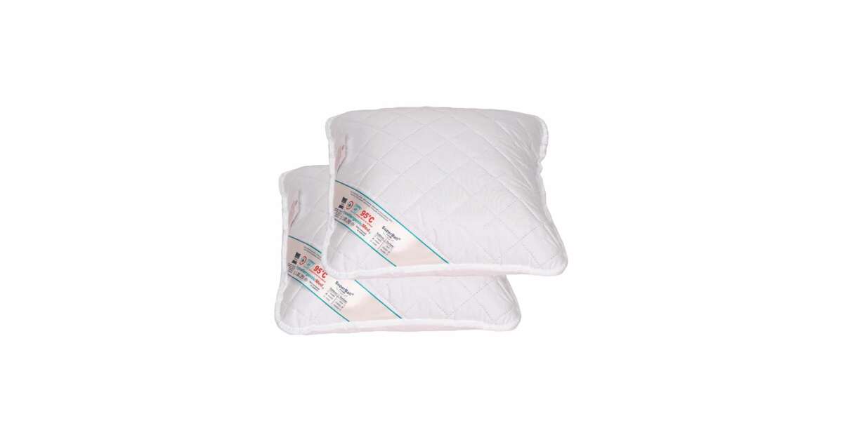 Set 2 perne 50x70 cm si 2 perne 40x40 cm HypoallergenicMed Somnart ...