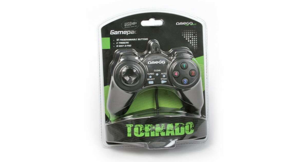 Platinet Omega Tornado USB Gamepad Black | Pepita.hu