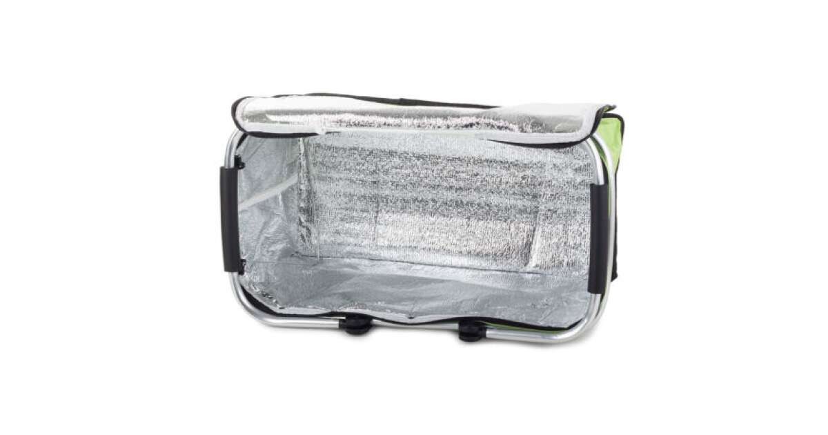 Piknik kosár thermo béléssel - Zöld - MS-971 | Pepita.hu