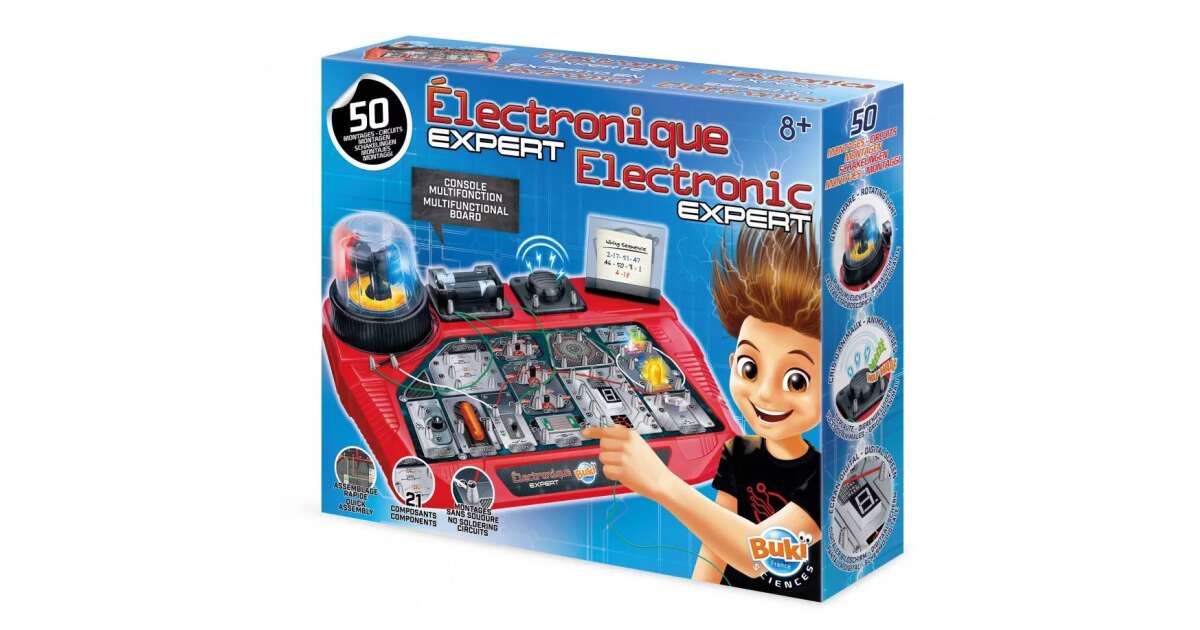 Science Kit - Elektronik mit 50 Experimenten - Buki | Pepita.com