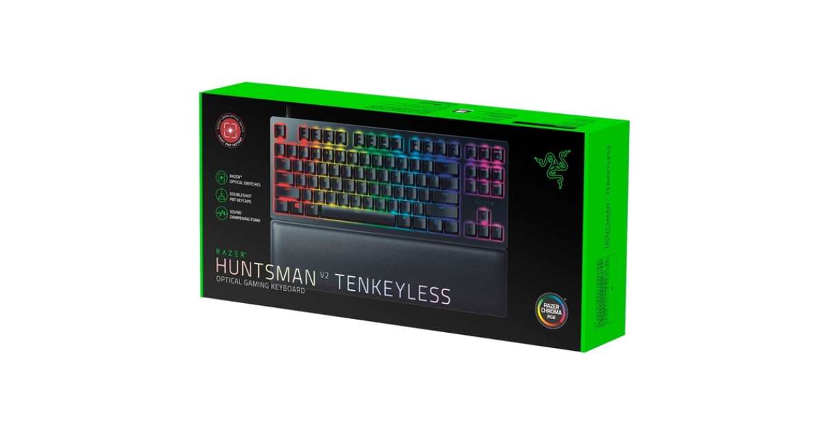 Razer Huntsman V2 Tenkeyless Linear Optical Switch (Red) US ...