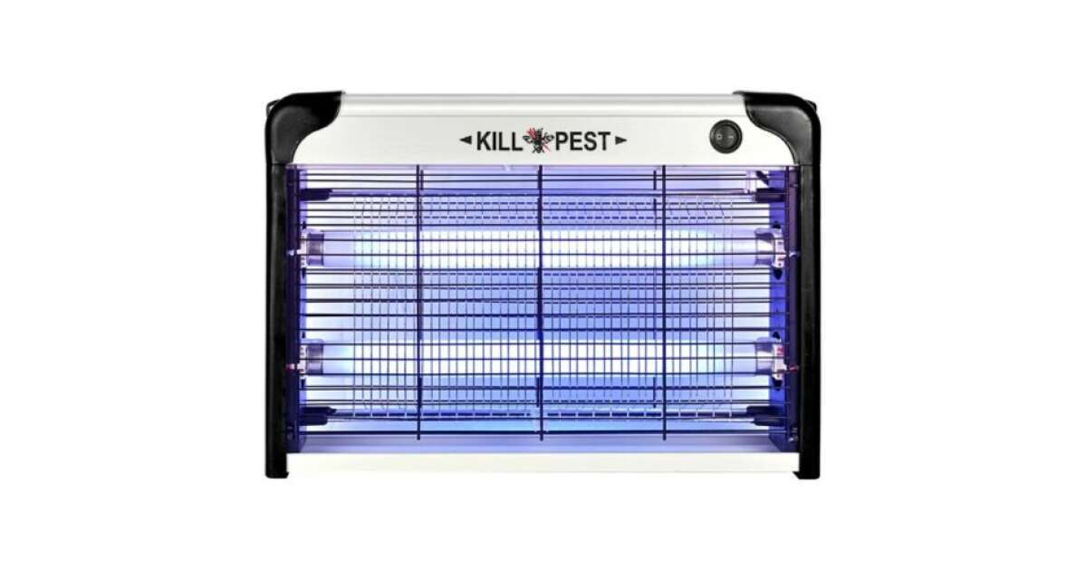 KILL PEST Elektromos Rovarcsapda - Dupla UV Izzó - 2W | Pepita.hu