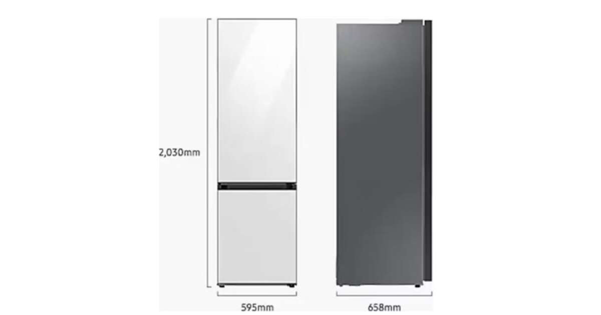 Samsung Hűtő alulfagyasztós RB38A6B1DCS/EF | Pepita.hu