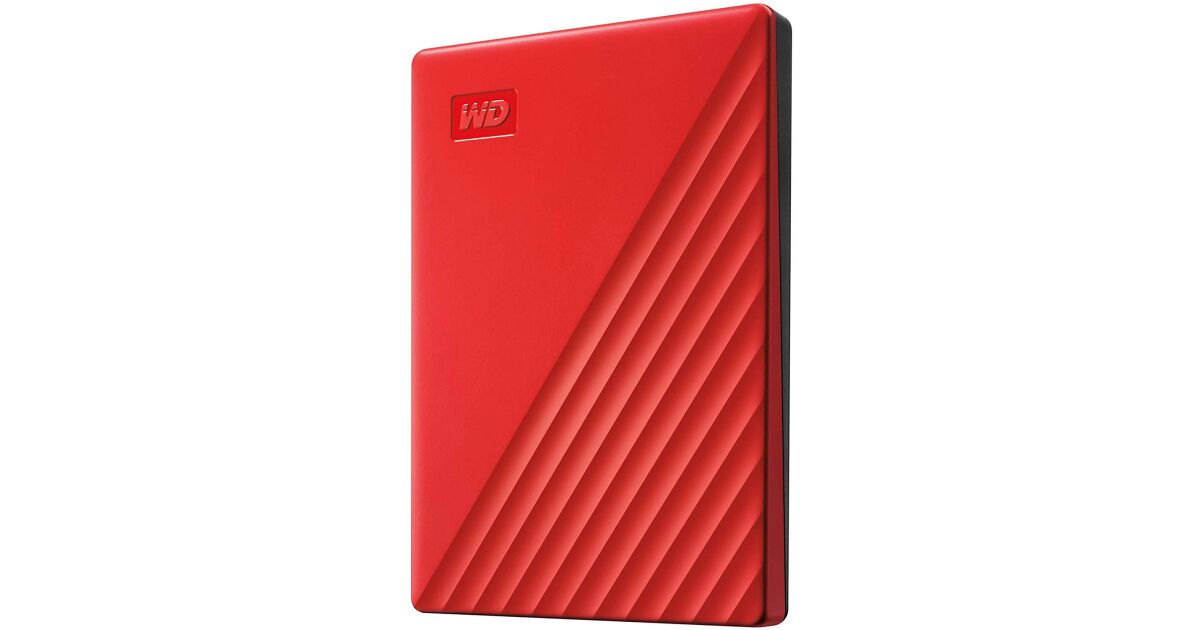 Vanjski tvrdi disk WD My Passport (2TB, USB 3.2) crveni | Pepita.com