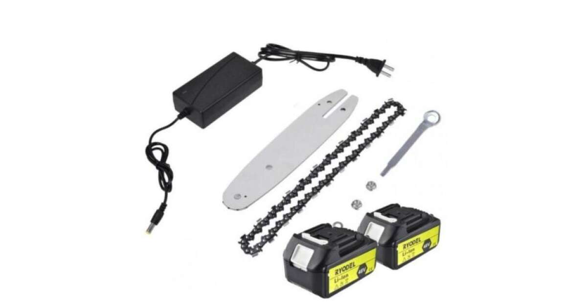 48V Ryodel Dupla Akkus Gallyazó Láncfűrész HM-6791 | Pepita.hu