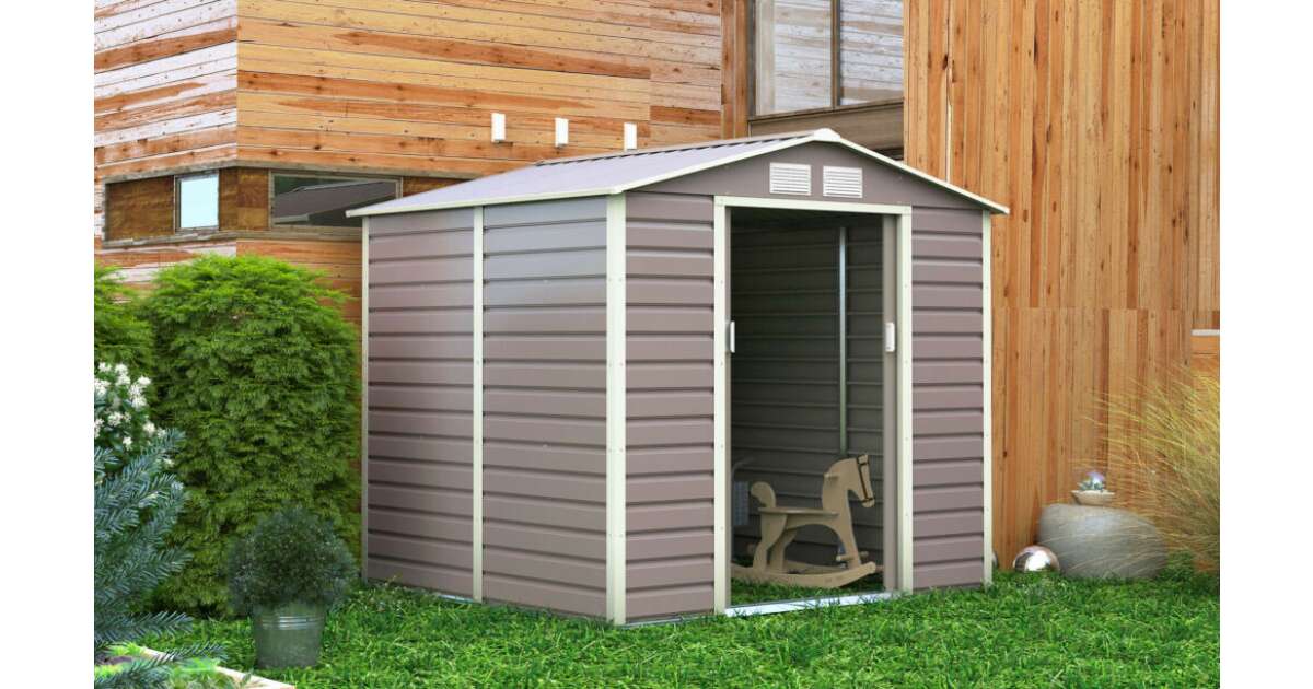 G21 Kerti Ház / Tároló - Fém - Szürke - 213x191cm (GAH 407) | Pepita.hu