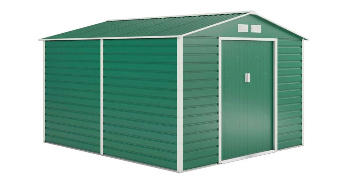 G21 Kerti Ház / Tároló - Fém - Zöld - 277x319cm (GAH 884) | Pepita.hu