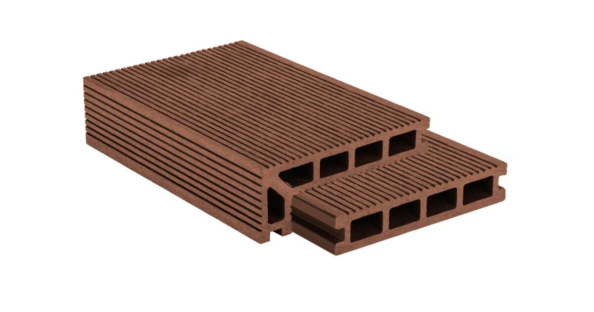 Pardoseală exterioară G21 2,5 x 14 x 300 cm, culoare cireș, WPC ...