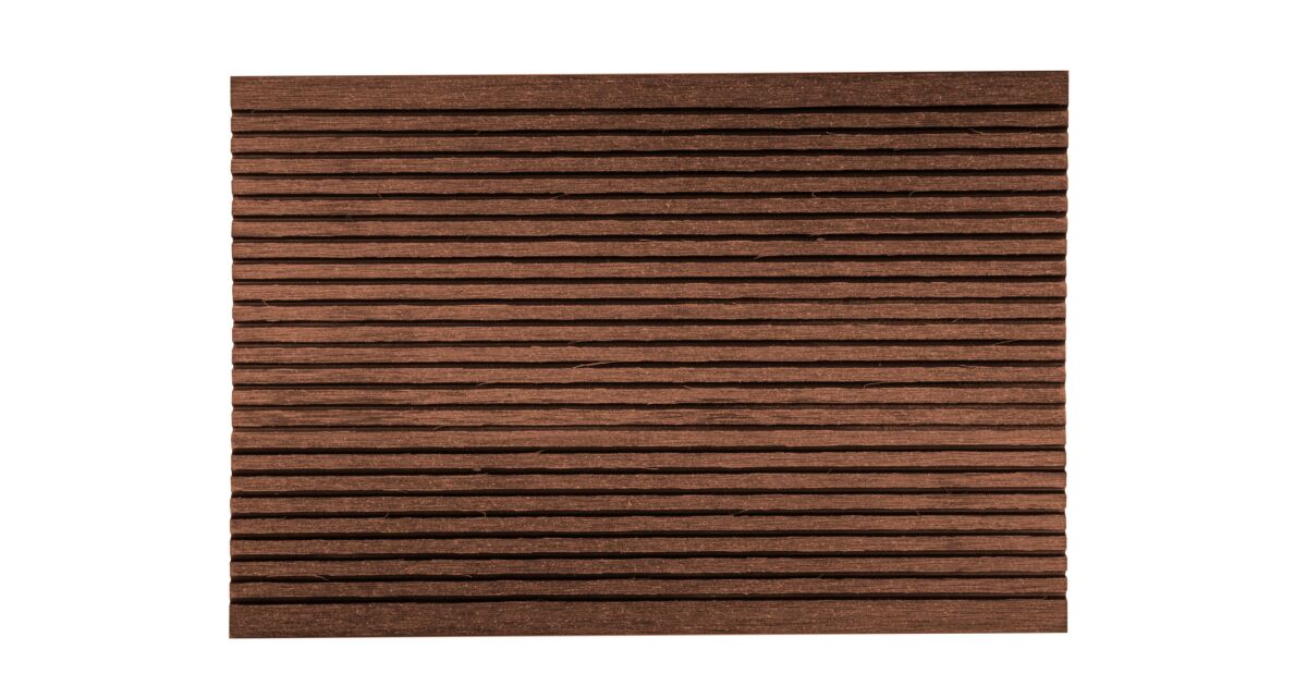Pardoseală exterioară G21 2,5 x 14 x 400 cm, culoare cireș, WPC ...