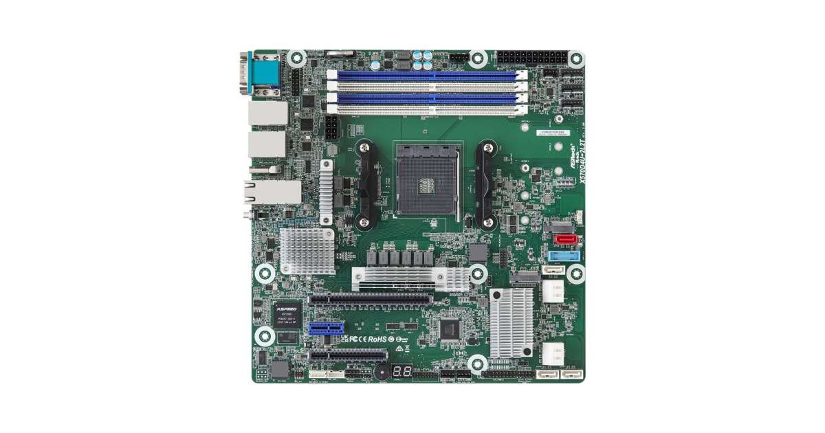 ASRock Mainboard Rack X570D4U-2L2T/BCM - Micro ATX - Socket AM4 - AMD ...
