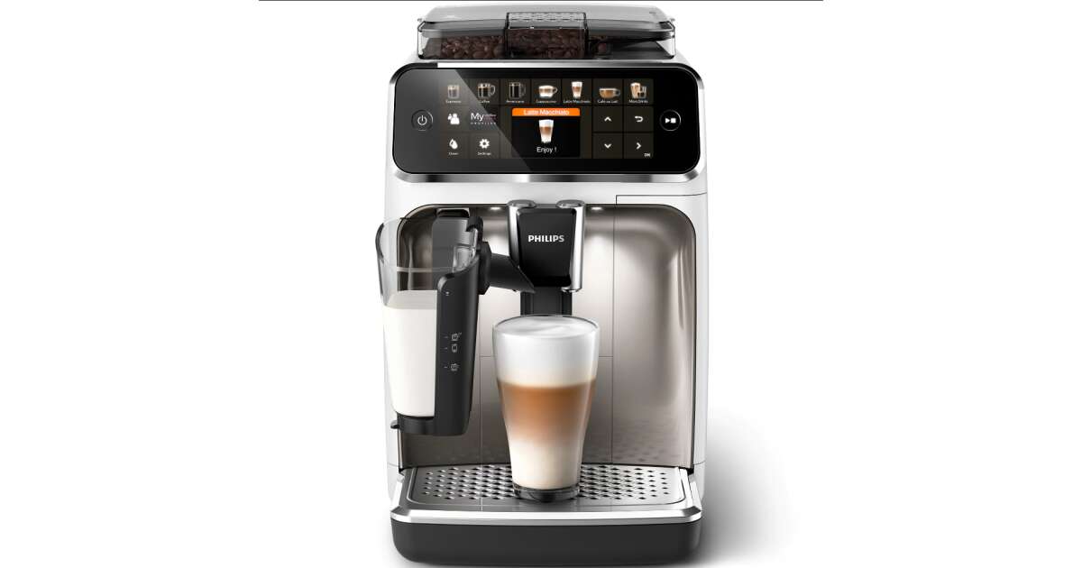 Philips EP5444/70 Seria 5400 Aparat de cafea automat cu spumă de lapte ...