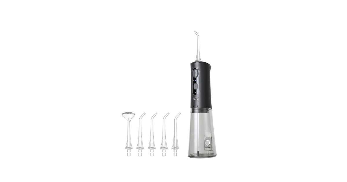 Water flosser with nozzles set Bitvae C2 (black) | Pepita.hu