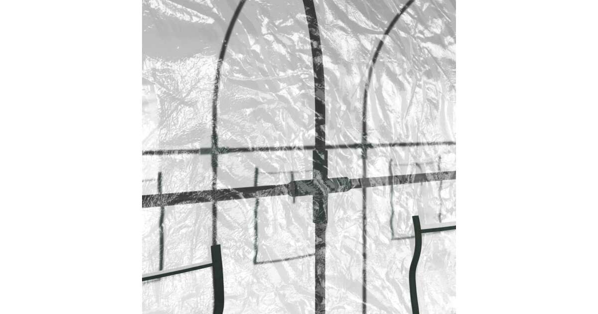 vidaXL átlátszó PVC és porszórt acél melegház 160 x 400 x 190 cm ...