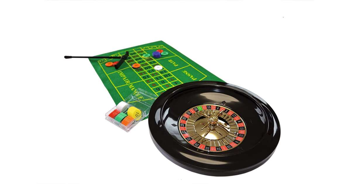 DELUXE RULETT JÁTÉKKÉSZLET ZSETONOKKAL ÉS TÁBLÁVAL | Pepita.hu