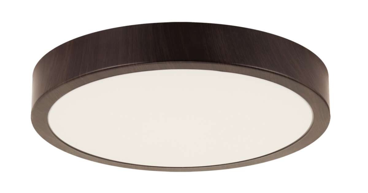 Strühm ATUT kör alakú 18W-os LED lámpa, wenge, 280x280 mm, IP44-es ...