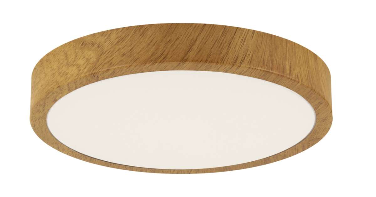 Strühm ATUT kör alakú 24W-os LED lámpa, tölgy, 380x380 mm, IP44-es ...