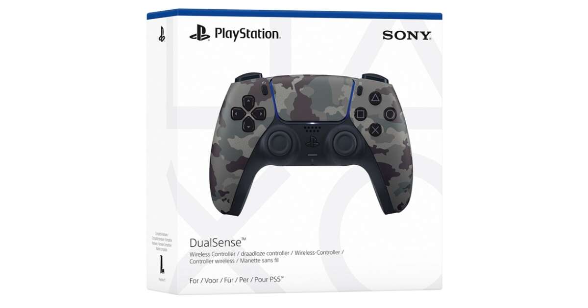 Playstation5 Dualsense Grey Camouflage Vezeték Nélküli Kontroller