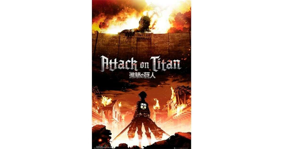 Attack on Titan Key Art 91,5x61 cm poszter | Pepita.hu